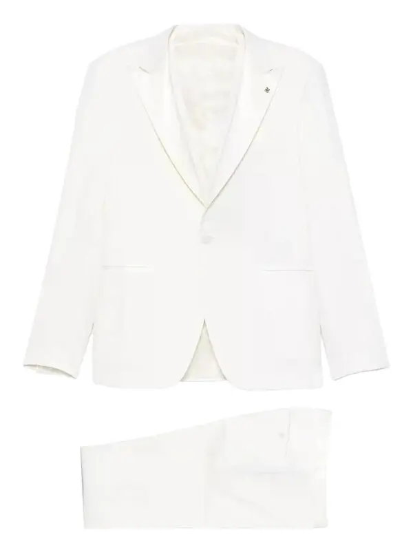 Tagliatore Long-sleeves Suit - Neutrals