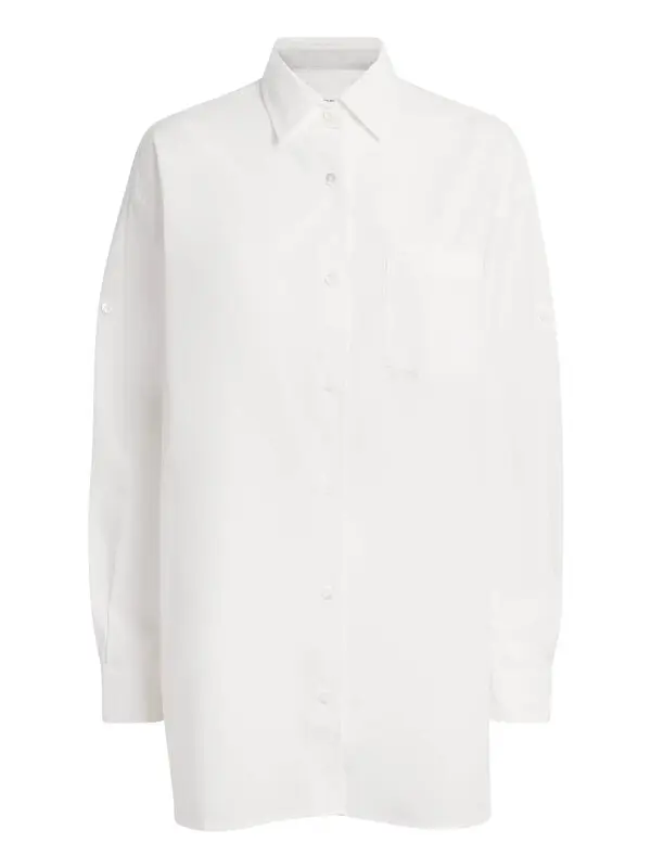AGOLDE X Marina Mcnamus Organic Cotton Poplin Shirt - White