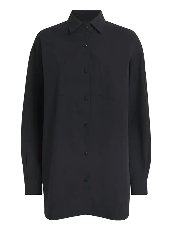 AGOLDE X Marina Mcnamus Organic Cotton Poplin Shirt - Black