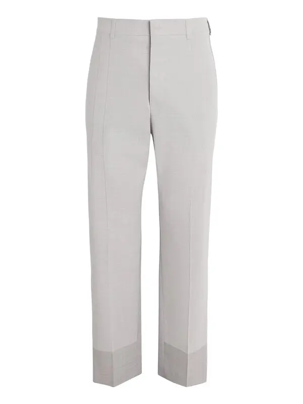 MAISON MARGIELA Pleated Tailored Trousers - Grey