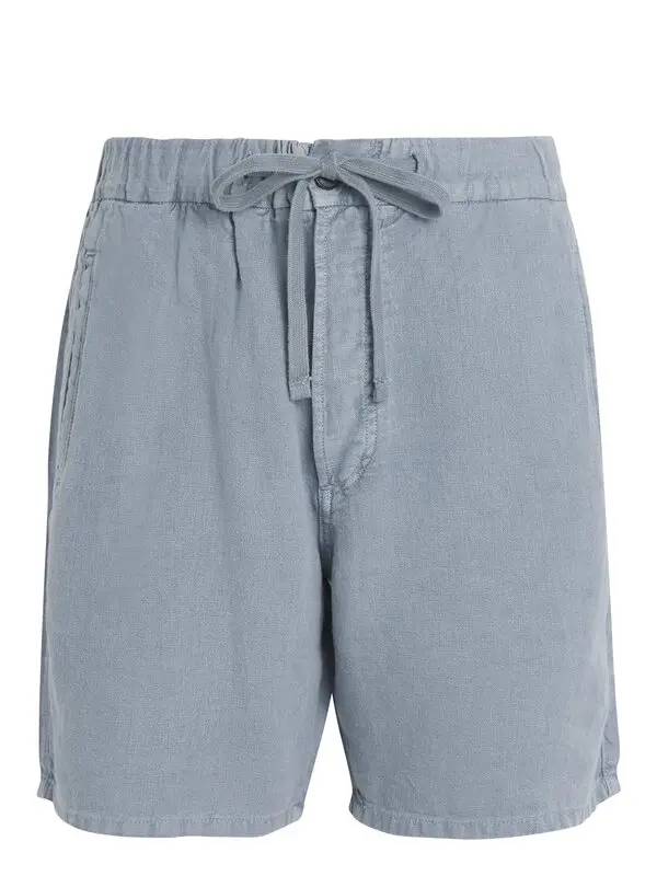 Citizens Of Humanity Linen Drawstring Shorts - Blue
