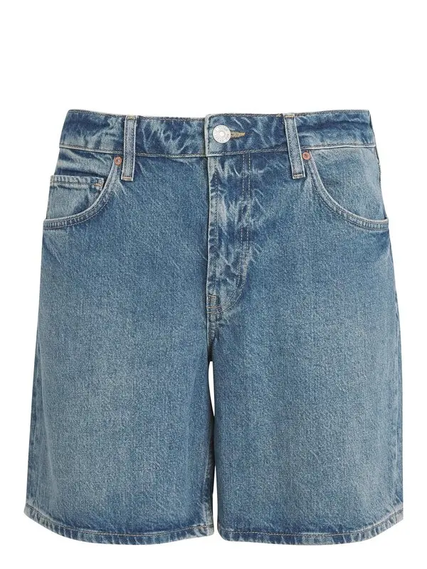 Paige Darnell Denim Shorts - Blue