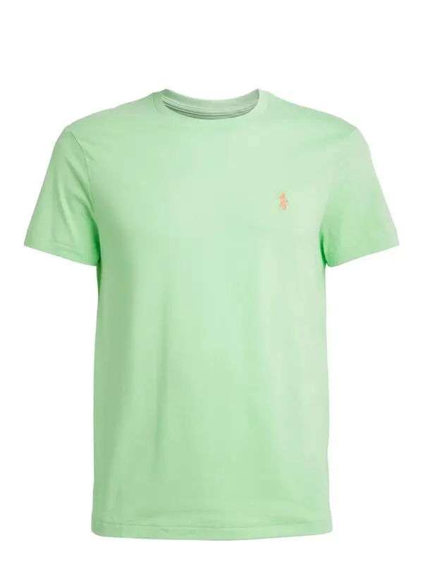Polo Ralph Lauren Cotton Custom Slim-fit T-shirt - Green