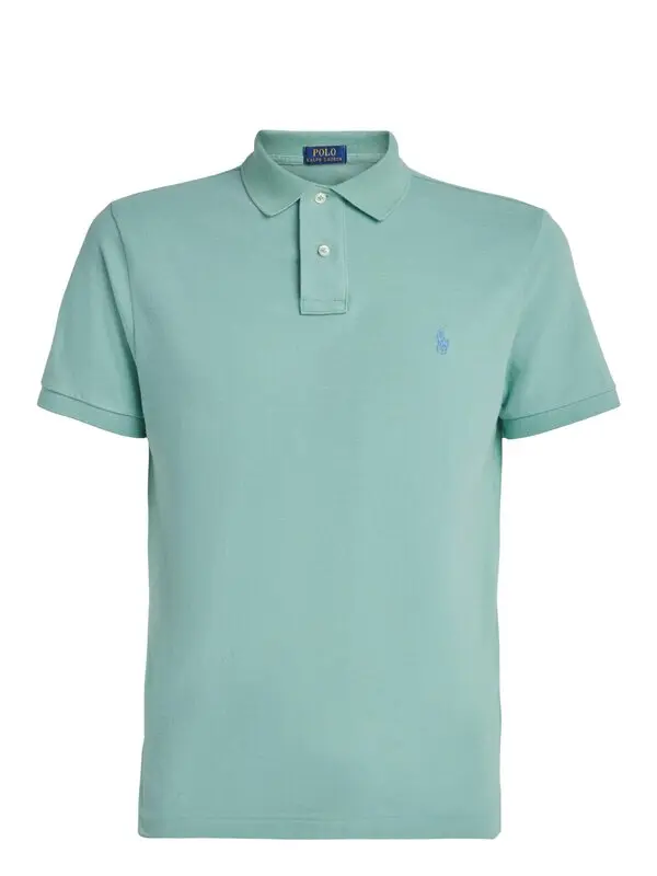 Polo Ralph Lauren Cotton Mesh Slim-fit Polo Shirt - Green