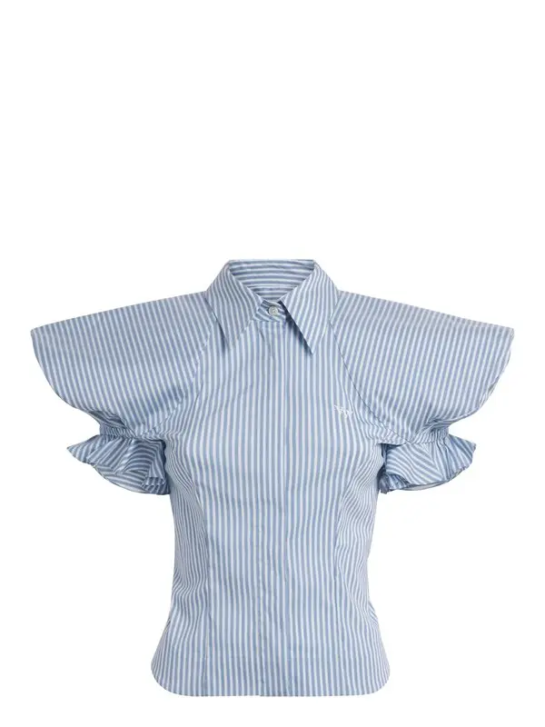 VIVIENNE WESTWOOD Stripe Gexy Shirt - Blue