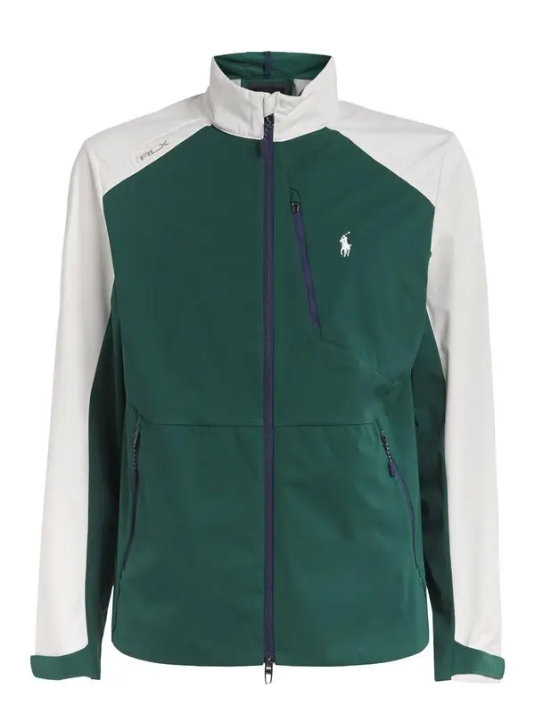Rlx Ralph Lauren Colour-block Packable Windbreaker - Green