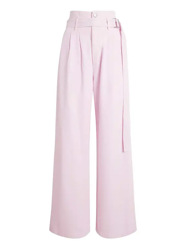 AGOLDE X Maria Mcmanus Corset Wide-leg Jeans - Pink