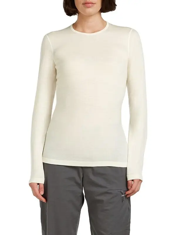Icebreaker Oasis Long-sleeve Merino Wool Top - Undyed