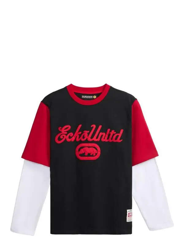 ECKO Classic Script Long Sleeve Shirt - Black