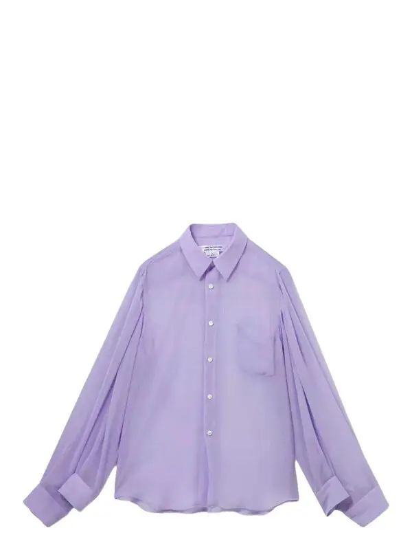Comme Des Garçons Point-collar Shirt - Purple