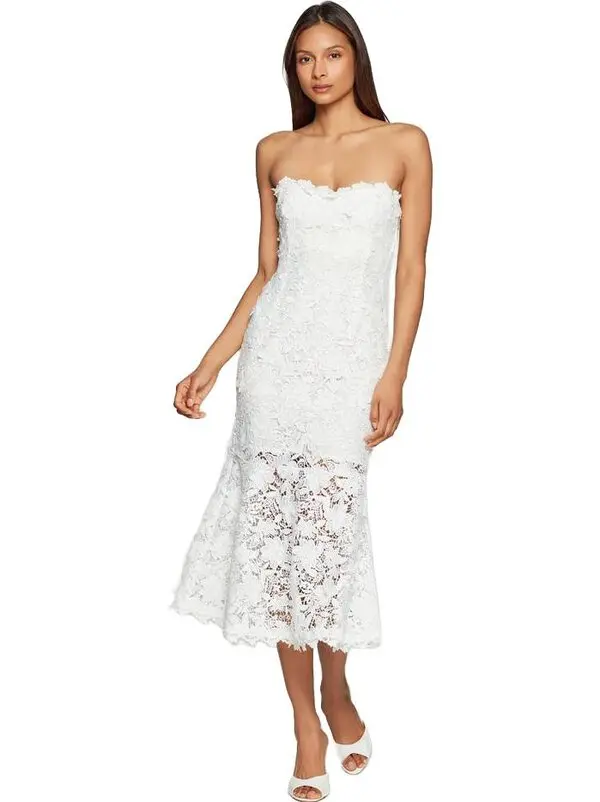 Generation Love Makaia 3d Butterfly Lace Dress - White