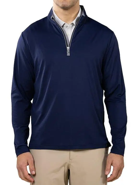 ASHWORTH GOLF Crosby Quarter Zip - Driver Navy