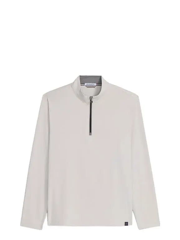 ASHWORTH GOLF Crosby Quarter Zip - Stone Grey