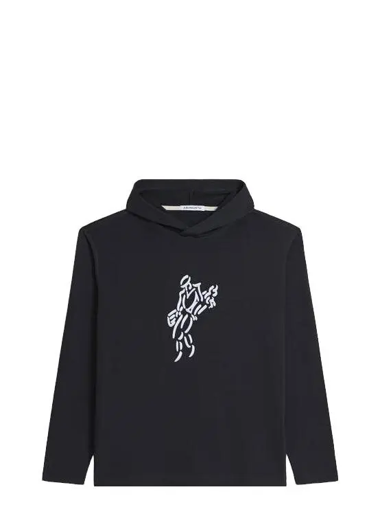 ASHWORTH GOLF Golfman Satin Stitch Hoodie - Black