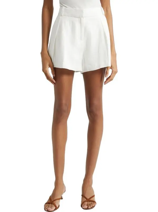Ramy Brook Winifred Shorts - White Linen