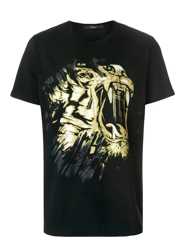 BILLIONAIRE Lion Print T-shirt - Black