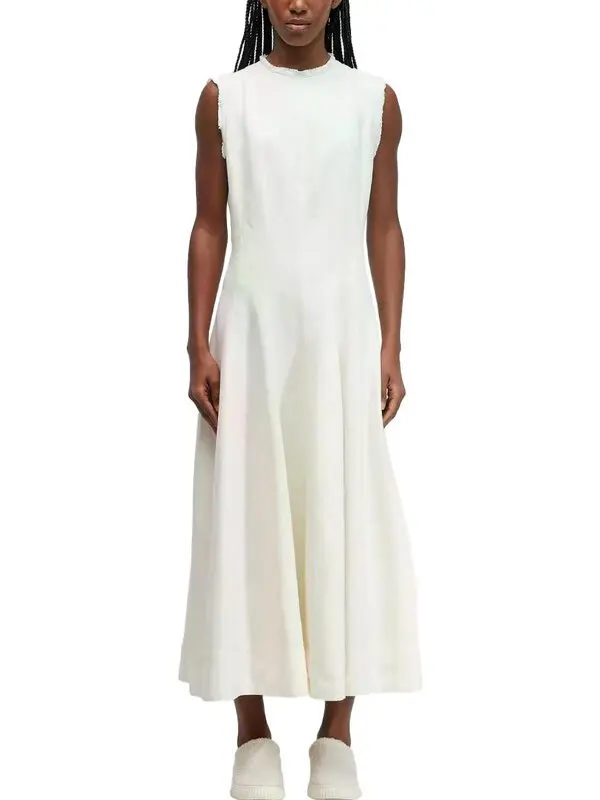 OSKLEN Sleeveless Midi A-line Dress - Neutrals