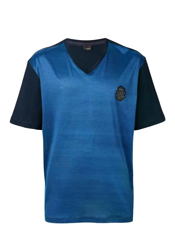BILLIONAIRE Logo Crest T-shirt - Blue