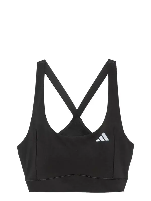 Adidas X Entire Studios Logo-print Racerback Sports Bra - Black