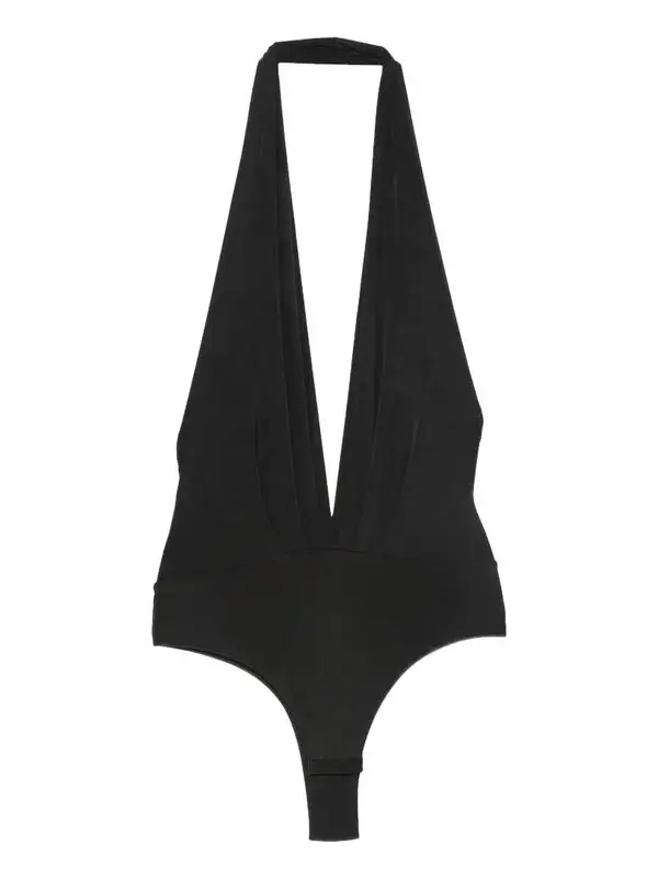 Andamane Halterneck Bodysuit - Black