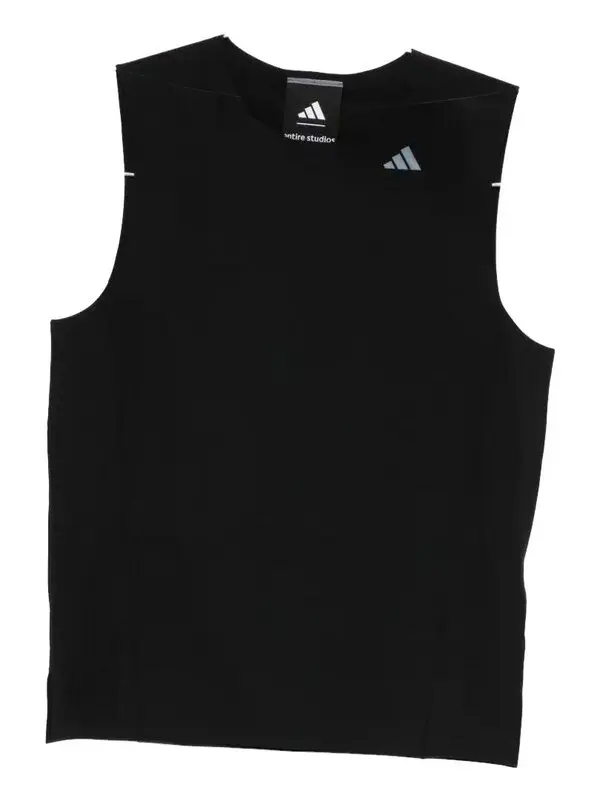 Adidas Logo-print Tank Top - Black