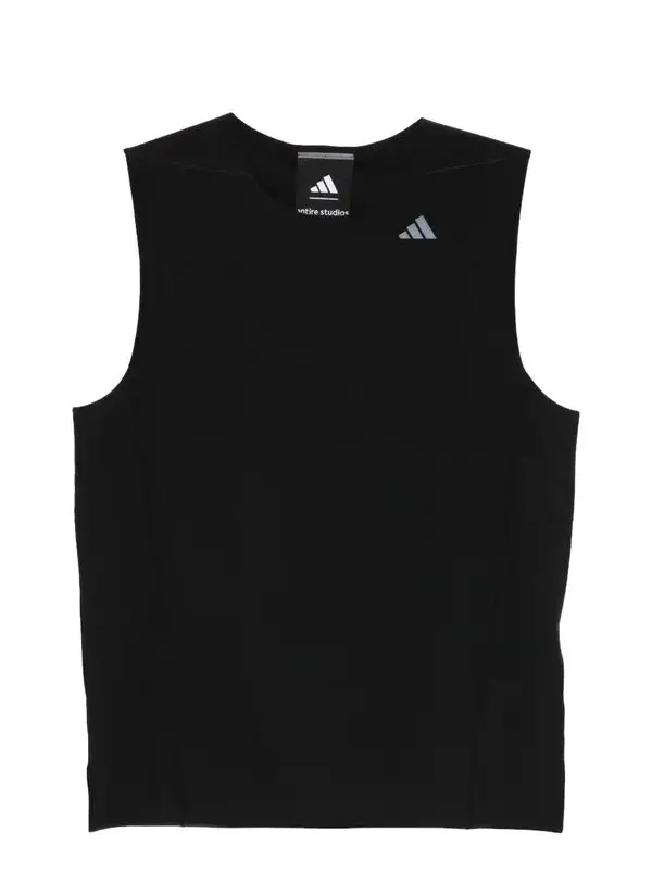 Adidas Logo-print Tank Top - Black