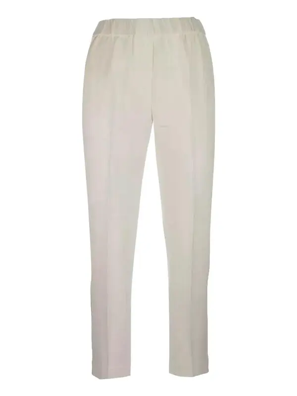 Peserico Monili-chain Trim Trousers - Neutrals