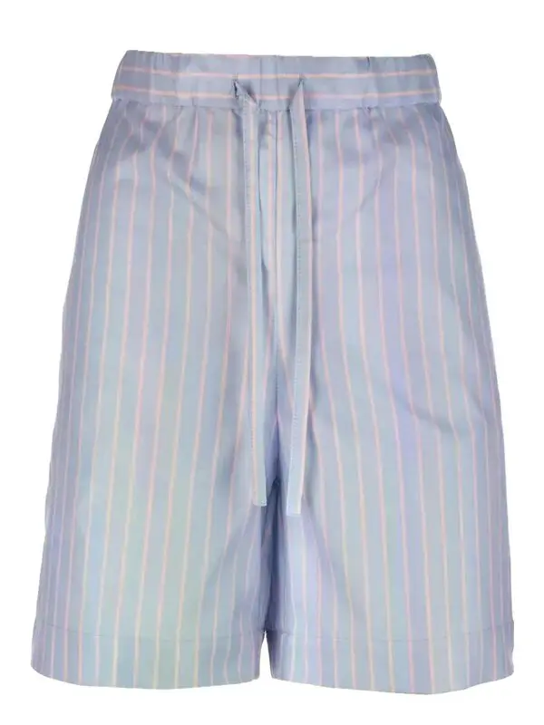 Paul & Shark Striped Drawstring-waist Shorts - Blue