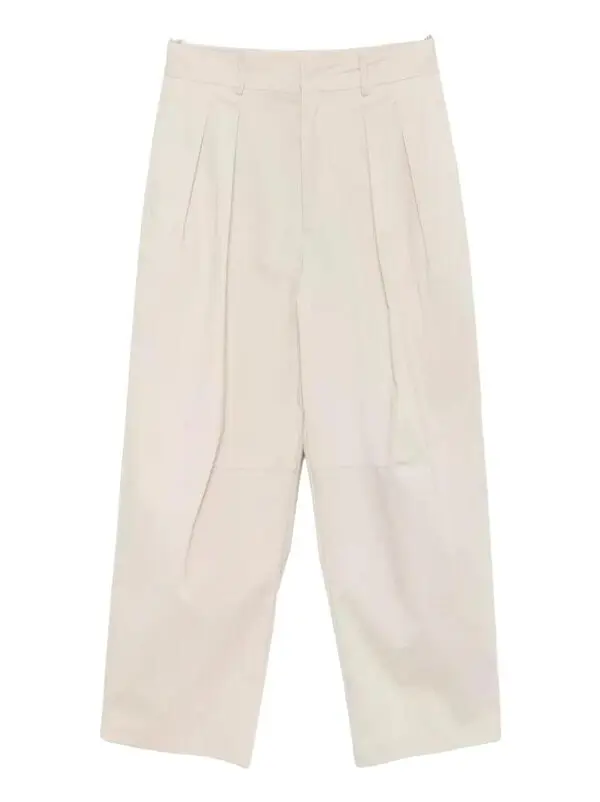 Liviana Conti Pleated Trousers - Neutrals