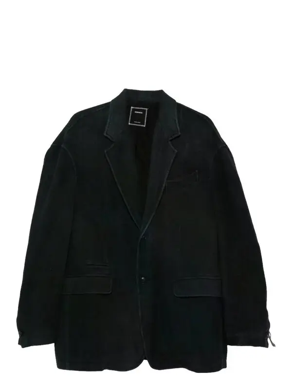SEWMOD Notched-lapel Single-breasted Blazer - Black