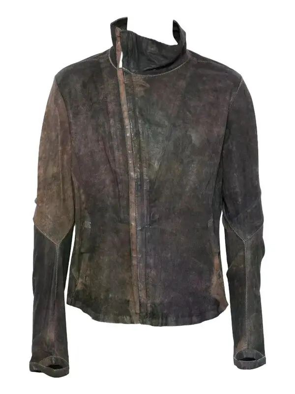 ISAAC SELLAM EXPERIENCE Leather Jacket - Brown