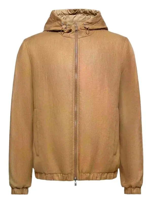 Moncler Duguay Hooded Windbreaker - Brown