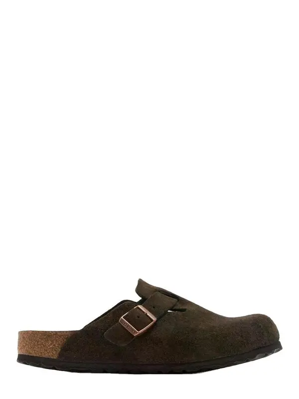 BIRKENSTOCK Boston Buckle-fastening Mules - Brown
