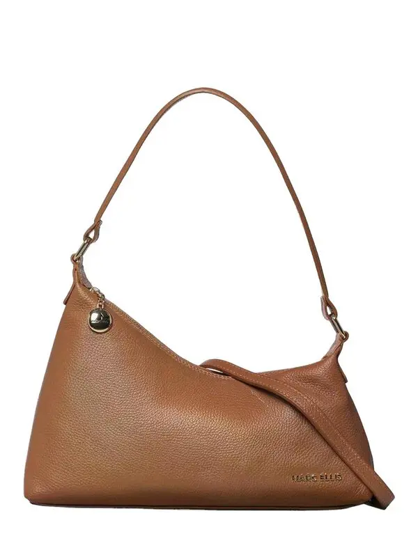 MARC ELLIS Leather Shoulder Bag - Brown