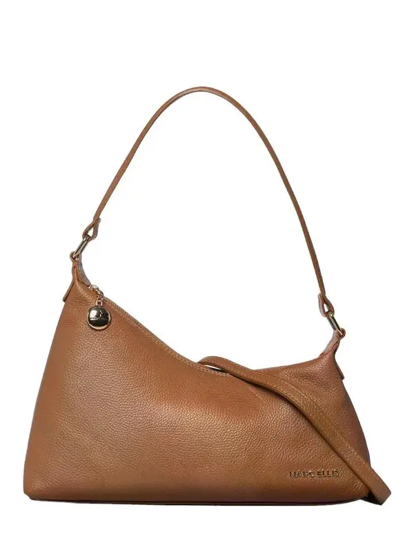 MARC ELLIS Leather Shoulder Bag - Brown