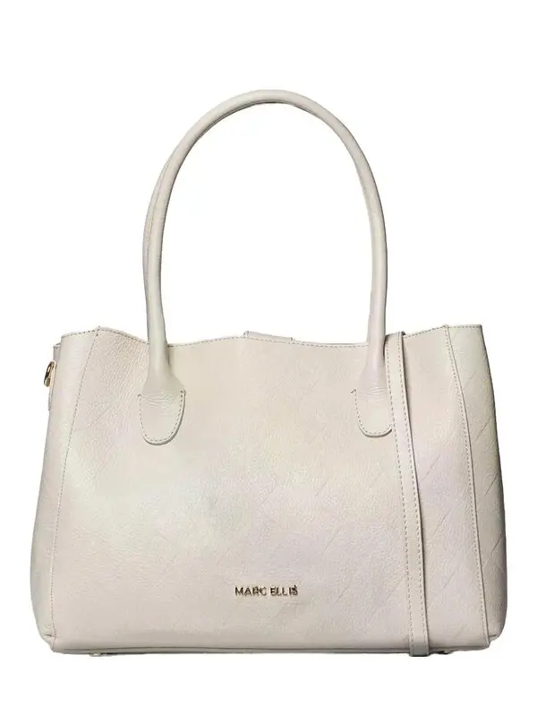 MARC ELLIS Alene Quilted Leather Tote - Neutrals