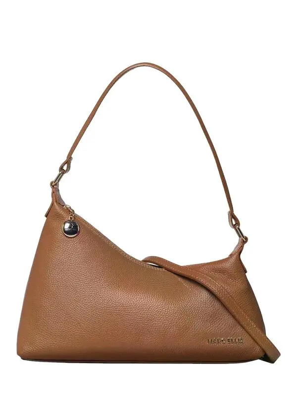 MARC ELLIS Leather Shoulder Bag - Brown