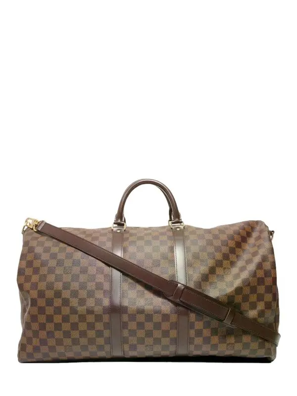 LOUIS VUITTON 2007 Damier Holdall - Brown