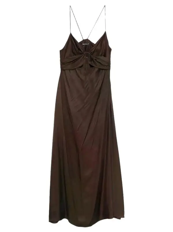 PENNYBLACK Ring-detail Dress - Brown