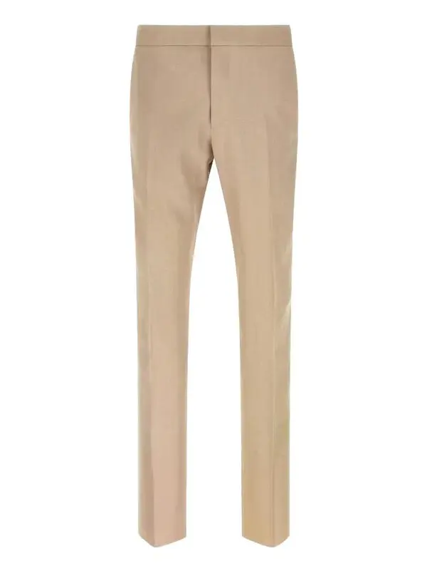Zegna Trousers With Welt Pockets - Neutrals