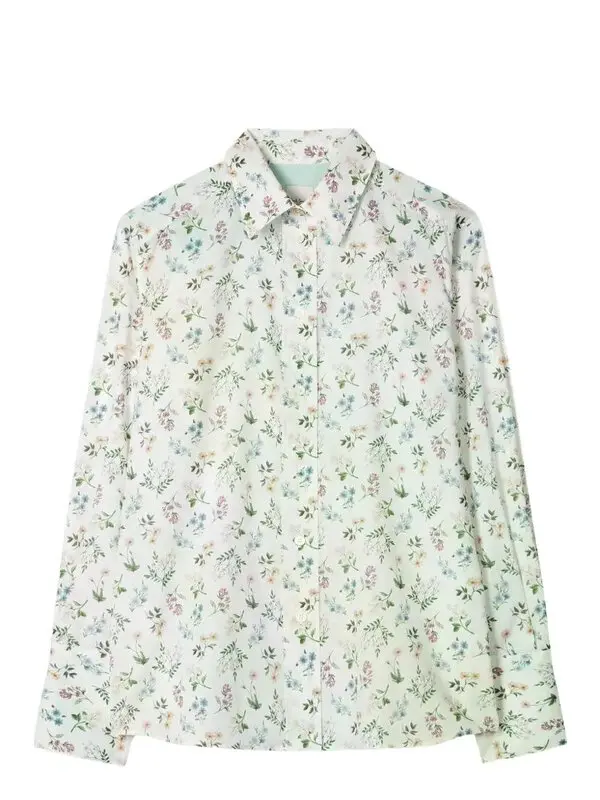 Paul Smith Liberty Floral Printed Shirt - White