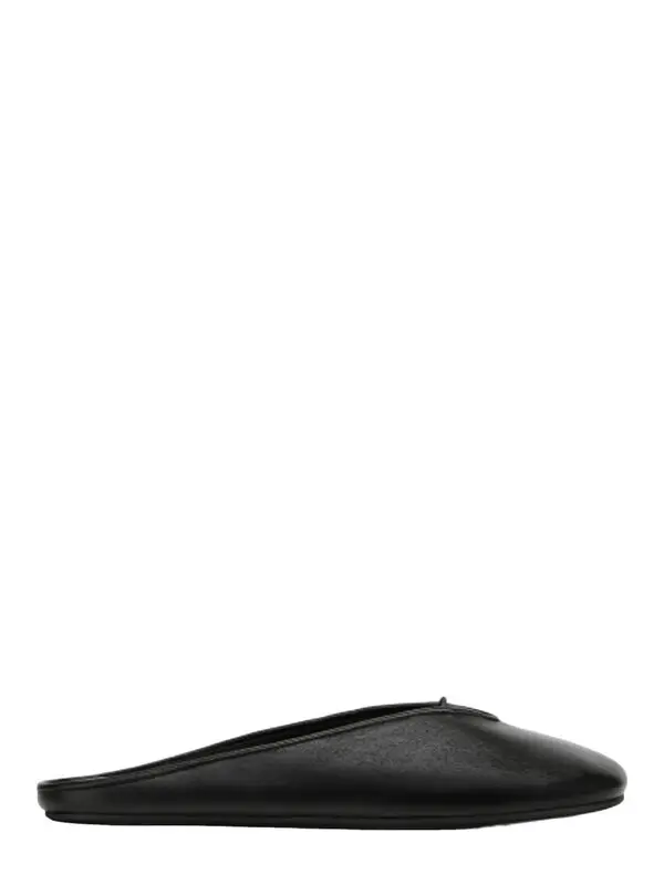 NAKED WOLFE Pippa Asymmetrical Ballet Flats - Black