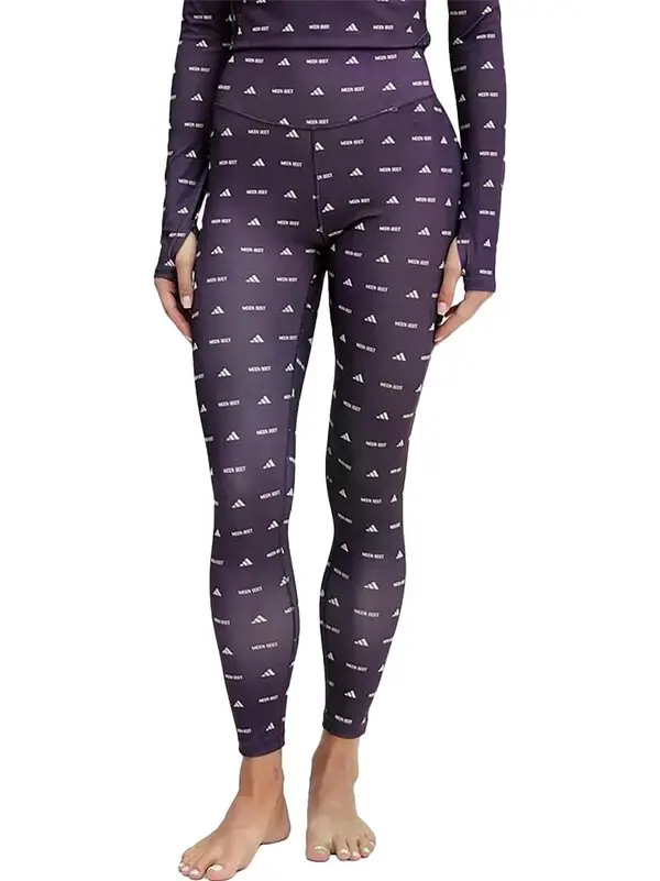 Adidas Allover Print Trousers - Purple
