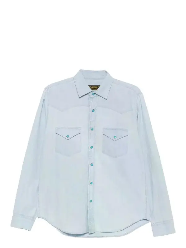 CHESAPEAKE'S Western-yoke Shirt - Blue