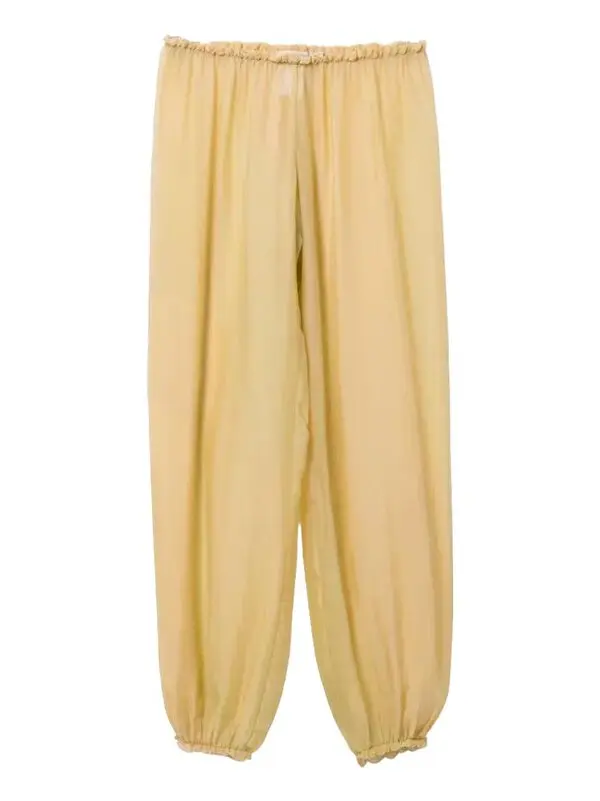 Paloma Wool Trousers With Gathered Cuffs - Neutrals