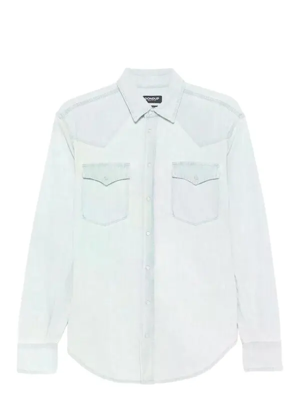DONDUP Pocket Denim Shirt - Blue
