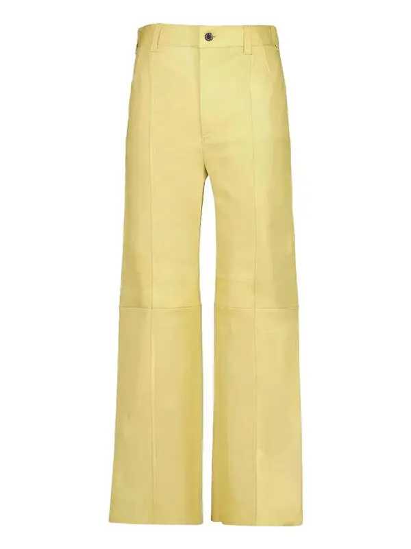 Stouls Benny 25 Leather Trousers - Yellow