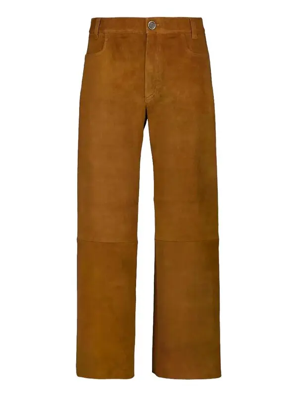 Stouls Lilou Suede Trousers - Brown