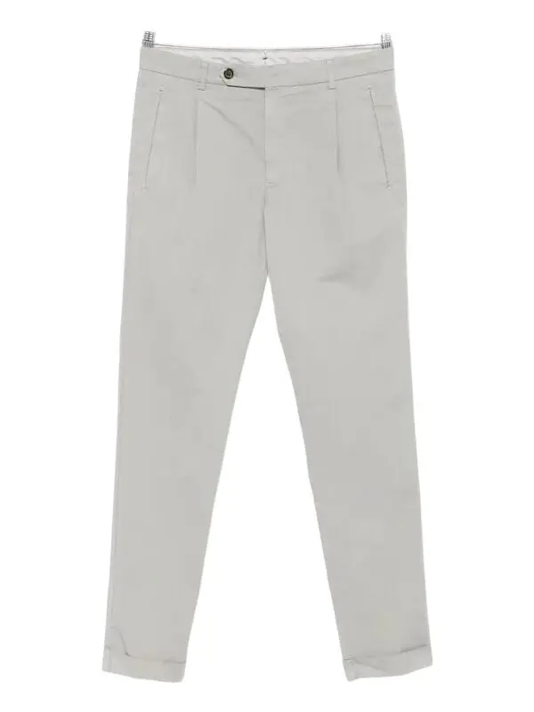 BERWICH Pleated Trousers - Grey