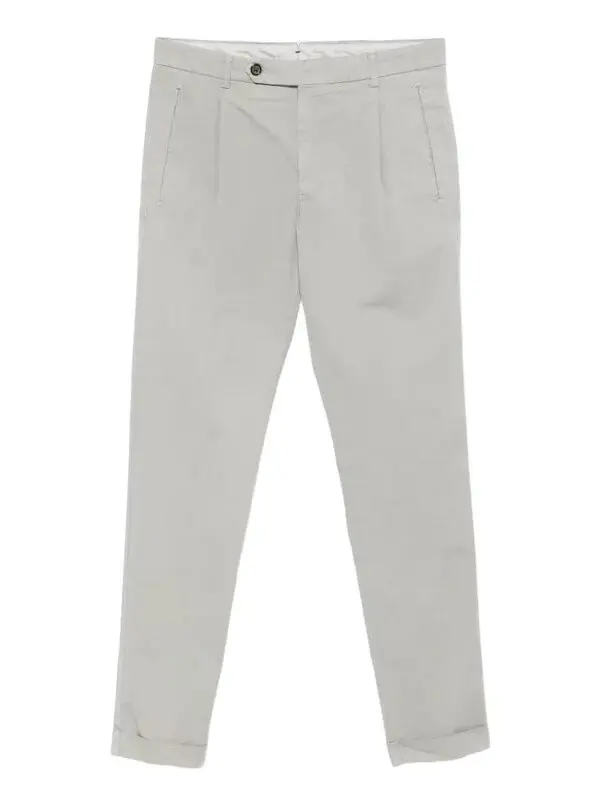 BERWICH Pleated Trousers - Grey